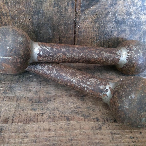Antique Barbells - Etsy