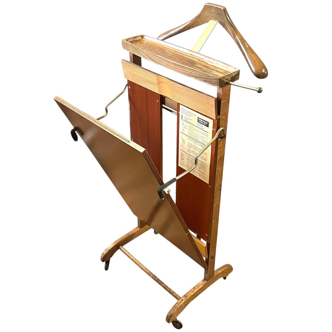 Vintage West German Windsor Valet Butler Stand Trouser Press Clothes ...