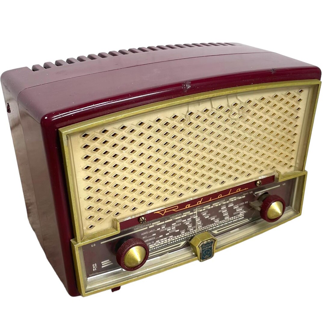 Vintage French Radiola Radio Player SPARES / REPAIRS Circa 1950's / EVE ...