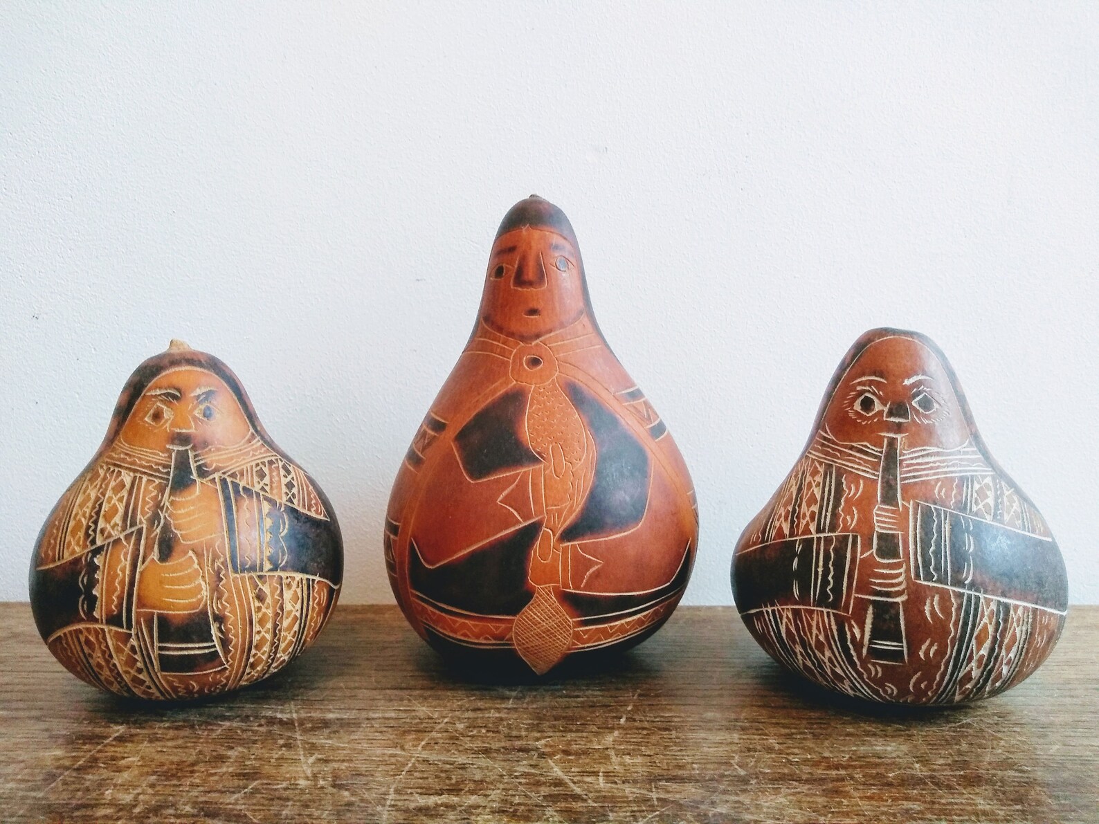 Vintage Equador Dried Gourd Fruit Vegetable Percussion Musical | Etsy