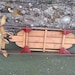 Vintage Genuine Gladding Speedaway Wood Metal Wooden Snow Sled Sledge ...