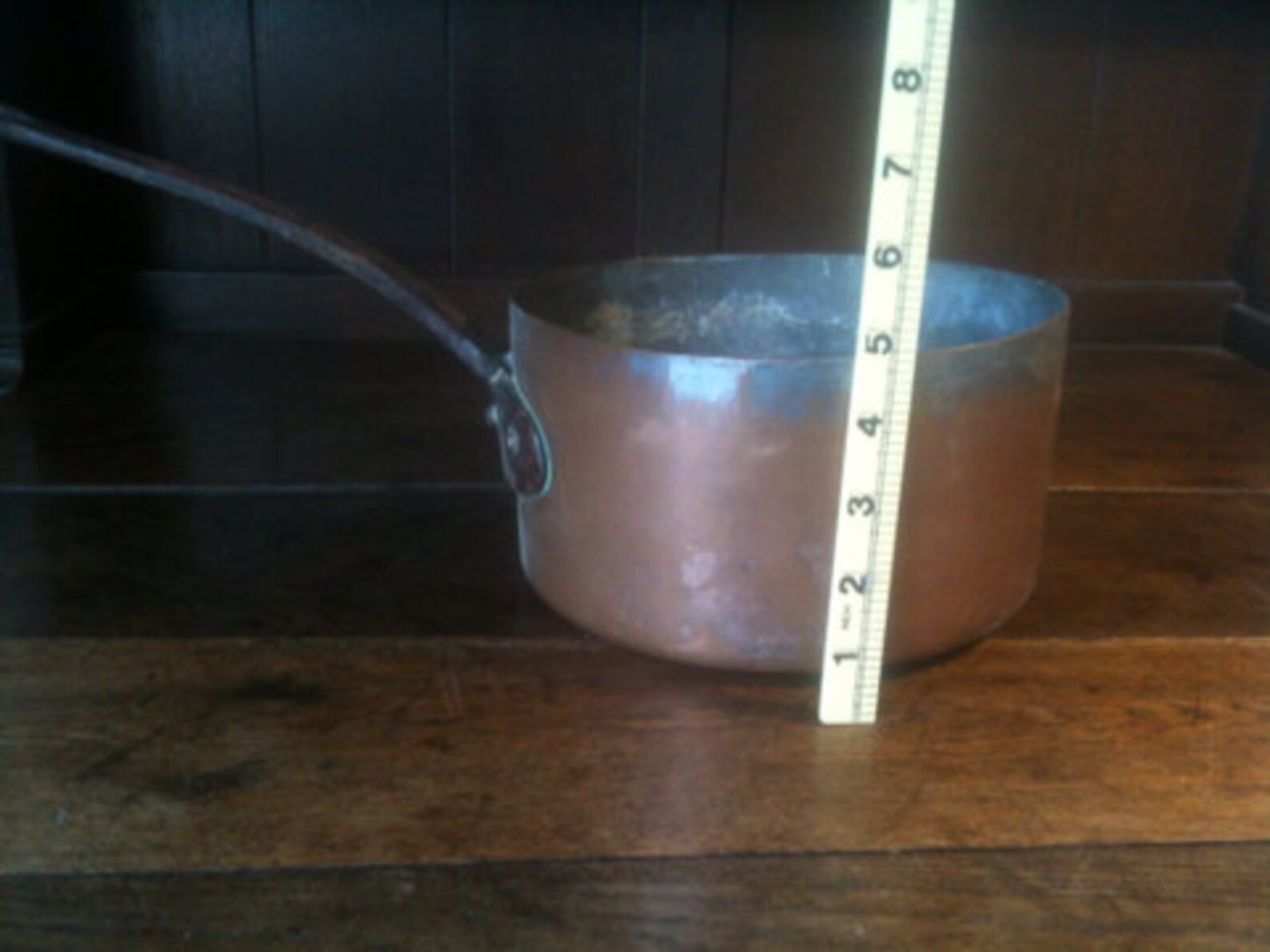 Vintage French Large Deep Metal Cooking Pot Saucepan Circa - Etsy
