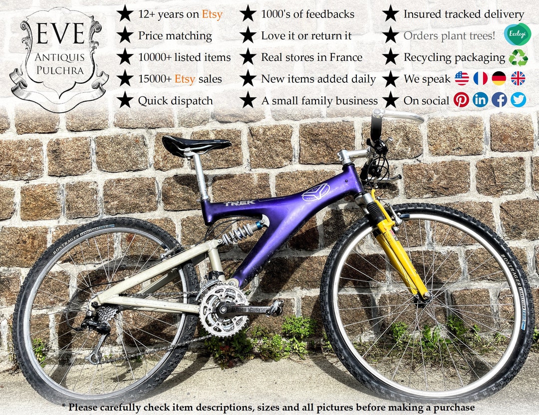 Vintage Trek Y11 Full Suspension Mountain Bike for Repair - Etsy
