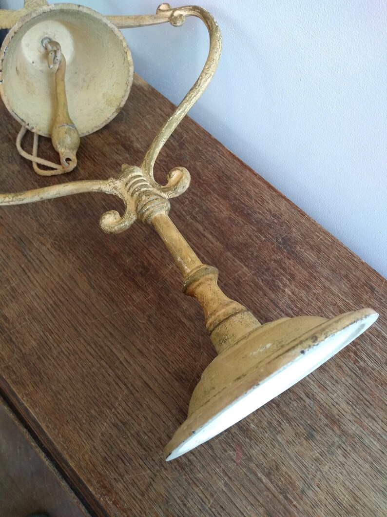 Vintage French Cast Iron Metal Bell Door Dinner Alarm Bell - Etsy