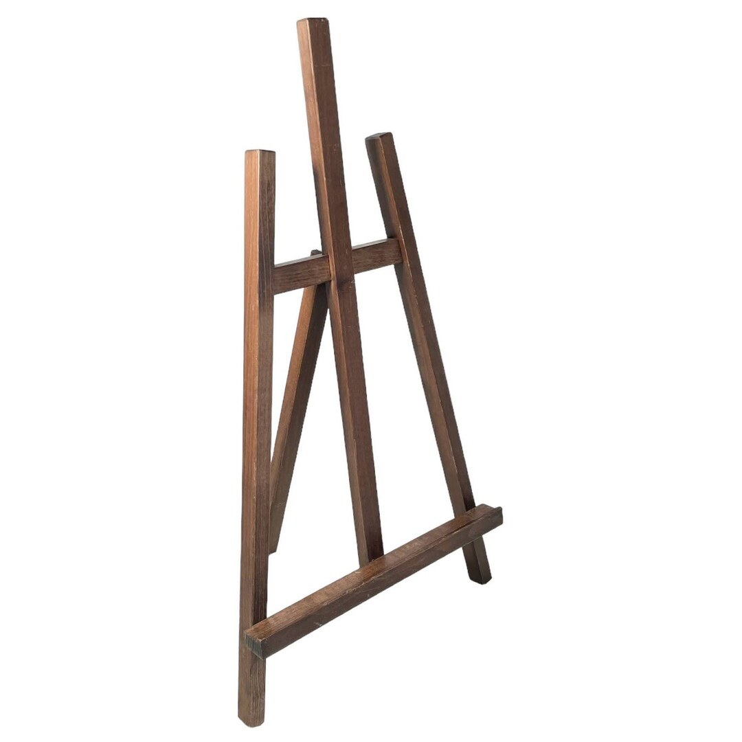 Vintage French Easel Wooden Wood Artist Menu Bar Shop Restaurant Table ...