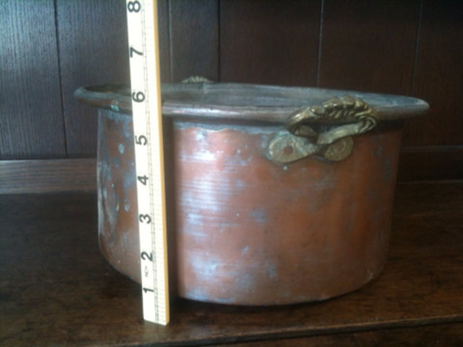 Vintage French Large Deep Saucepan Cooking Pot Stove Dented | Etsy