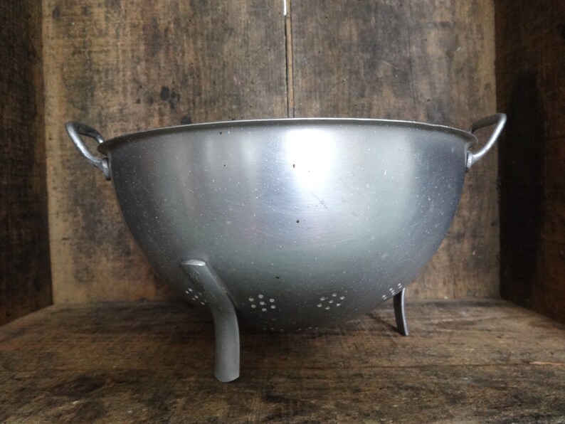 Vintage French Aluminium Colender Sieve Kitchen Tool Circa | Etsy