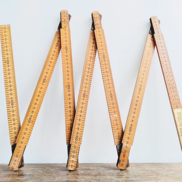 Wooden Folding Ruler - Etsy