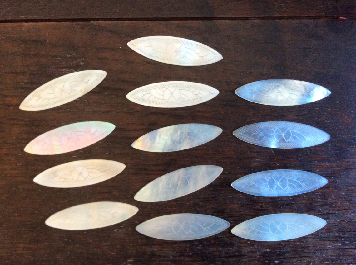 Antique Chinese Mother of Pearl Gaming Gambling Counters Set - Etsy