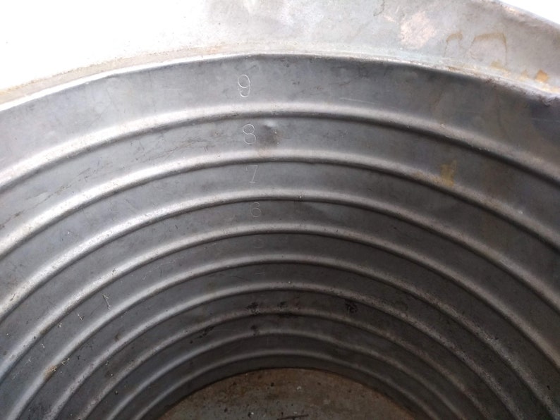 Vintage French Large Decalinox Decalitre Aluminium Measuring - Etsy