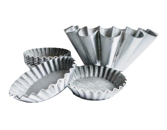 Vintage French Set of Nine Lightweight Cake Pudding Baking | Etsy