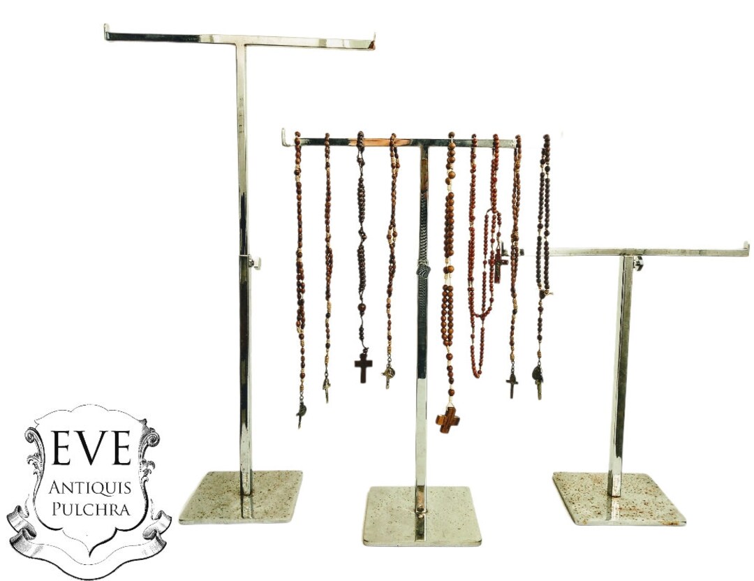 Vintage French Chrome Display Hanger Stand Shop Commercial Display ...