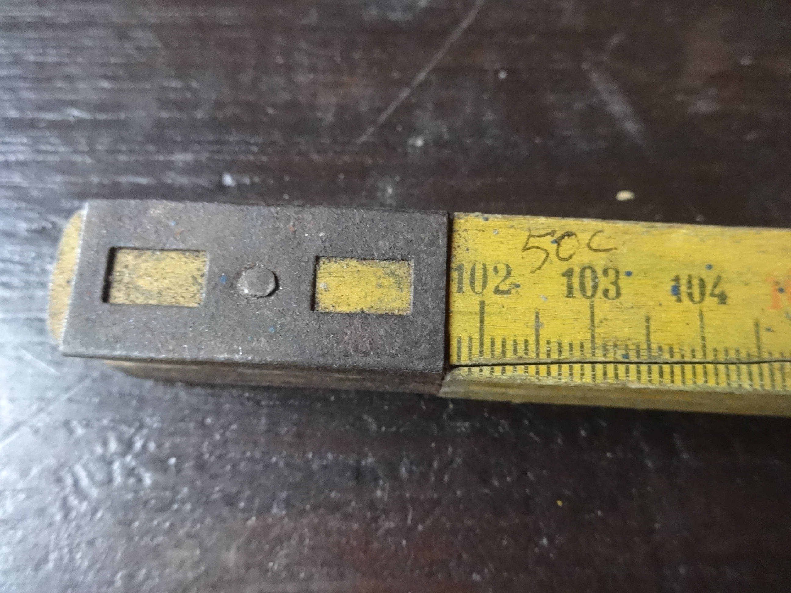Vintage French 1 Metre Ruler Scale Measure Yardstick Metre | Etsy