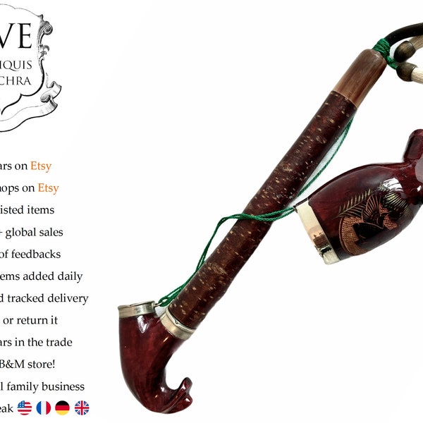 Vintage Smoking Pipe - Etsy