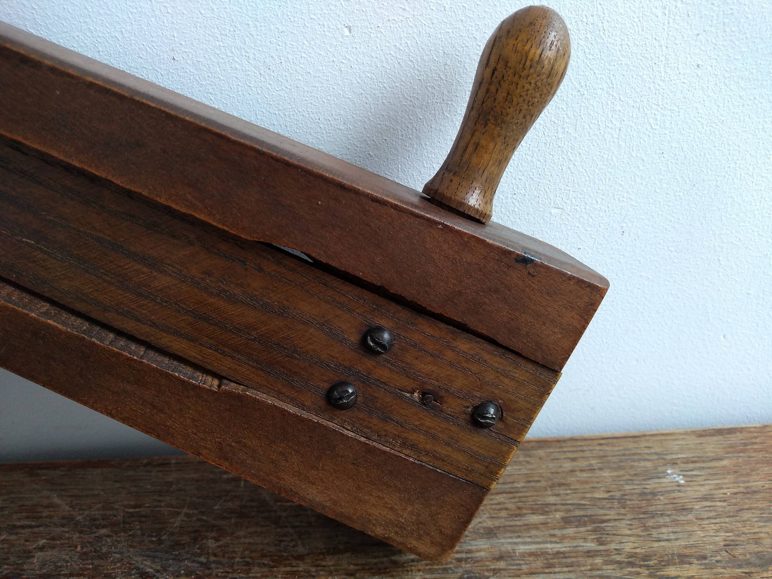 Vintage English Wooden Football Soccer Sports Bird ARP Warning Clacker ...