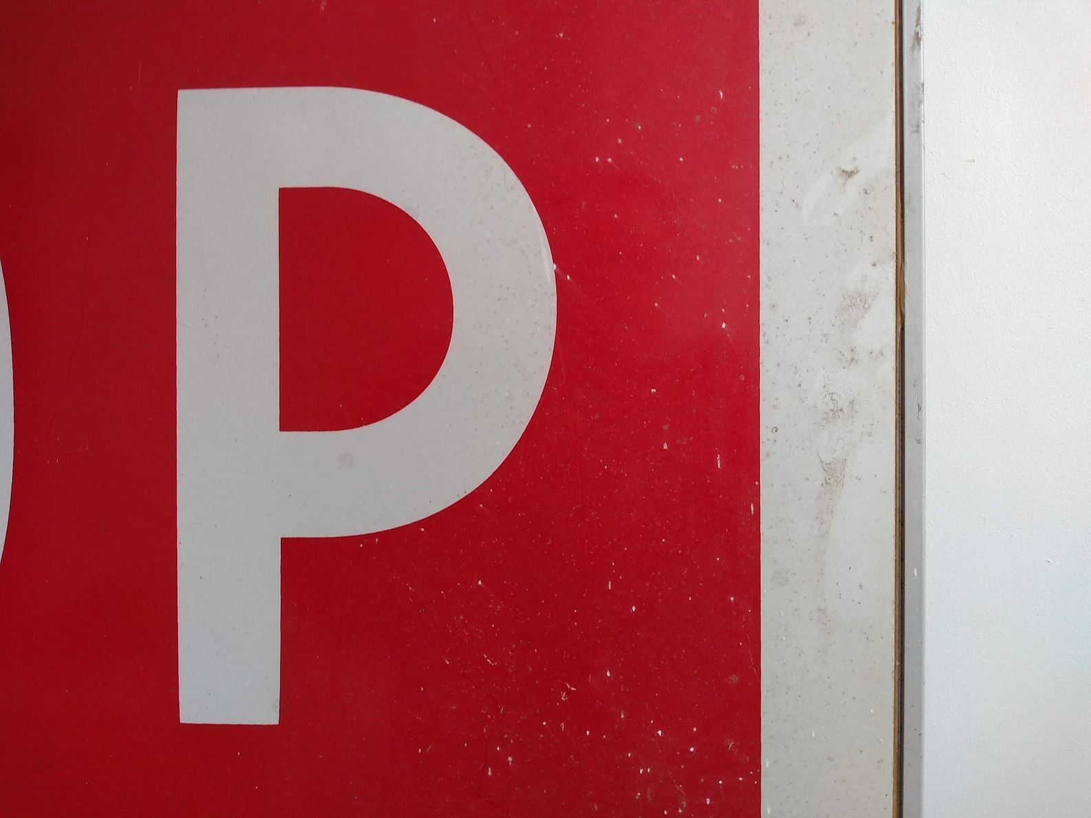 Vintage French Stop Sign Extra Large Motorway Marked Bruised - Etsy