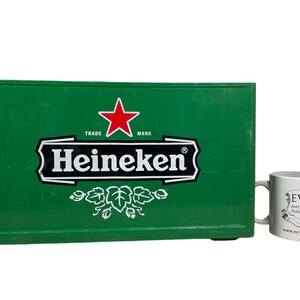 Vintage French Heineken Plastic 24 Bottle Crate Caddie Holder Basket ...