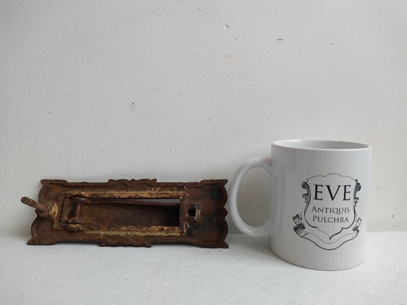 Antique English Small Iron Metal Letter Mail Box Door Hatch | Etsy