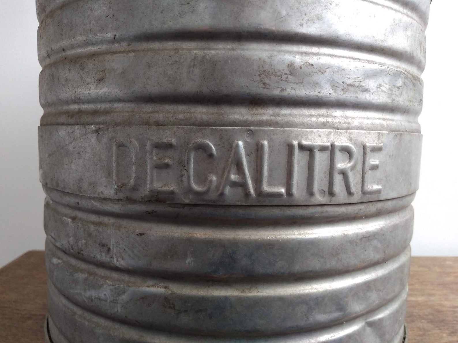 Vintage French Large Decalinox Decalitre Aluminium Measuring | Etsy