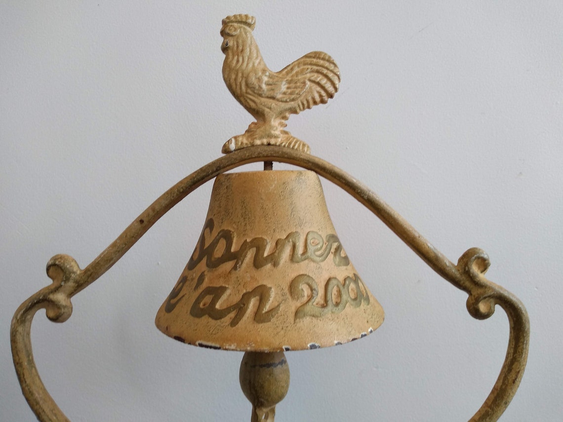 Vintage French Cast Iron Metal Bell Door Dinner Alarm Bell - Etsy