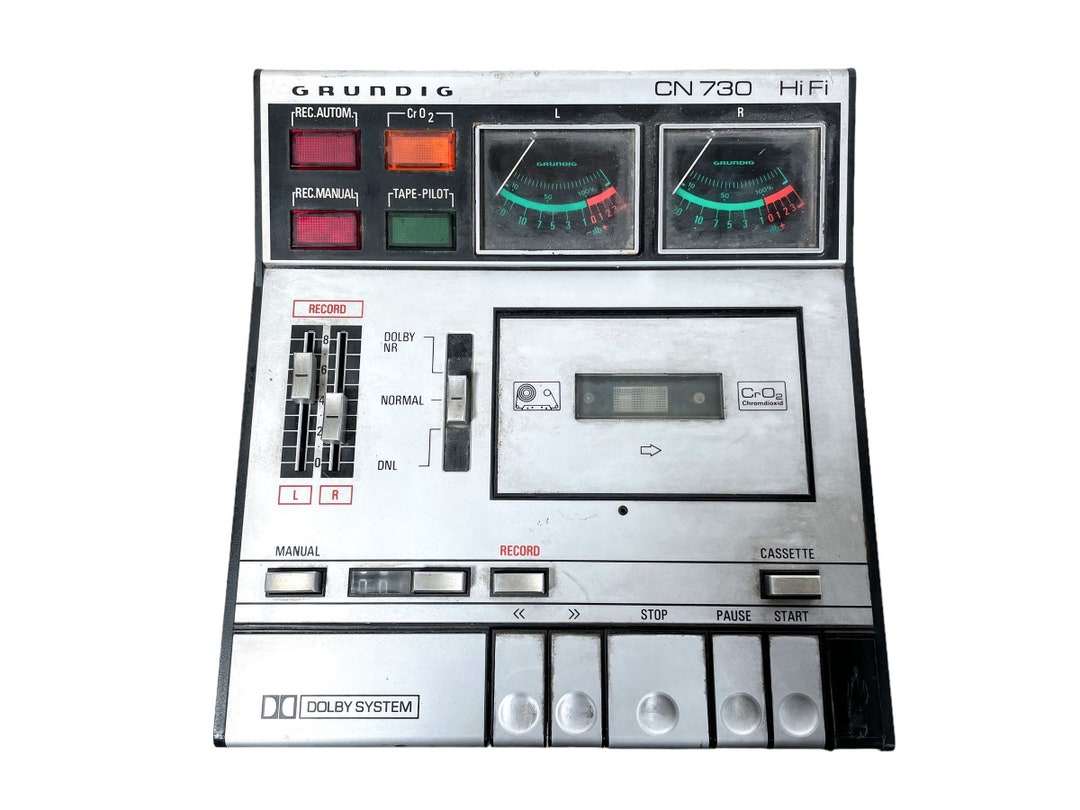Vintage German Grundig CN 730 Hi Fi Cassette Tape Recorder Audio ...