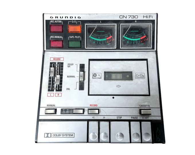 Vintage German Grundig CN 730 Hi Fi Cassette Tape Recorder Audio ...