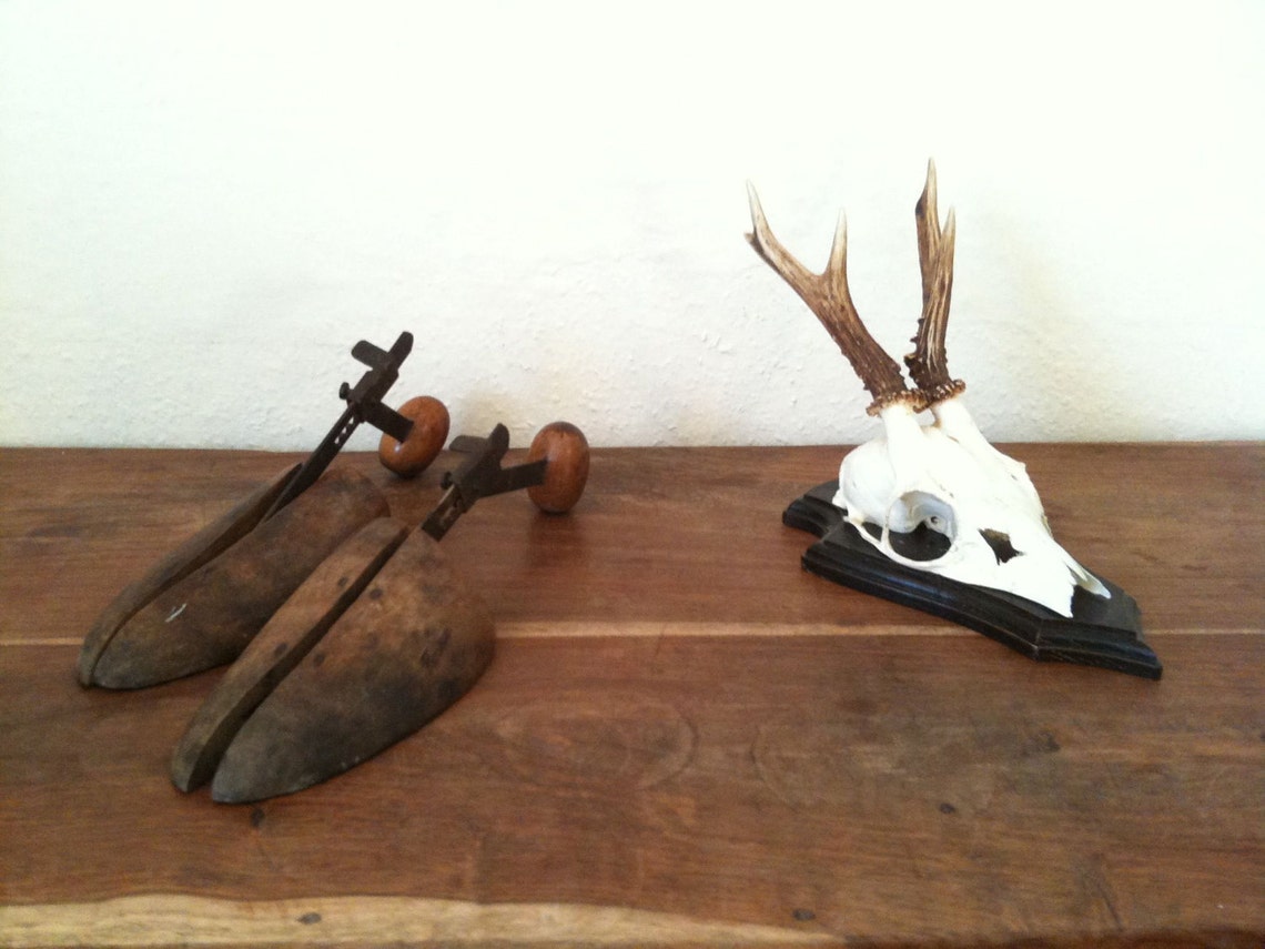 Antique English Wooden Shoe Expanders Stretchers Circa | Etsy