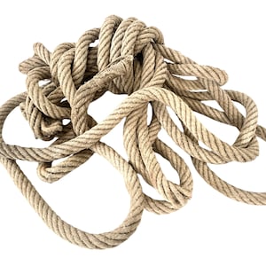 Vintage French Heavy Thick Rope Twelve 12 Metres Banister Tree House ...