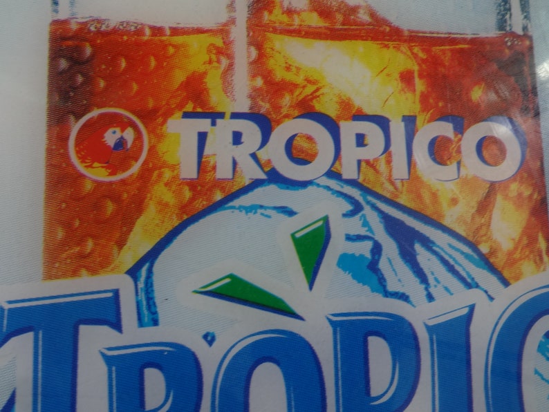 Vintage French Tropico Tropic Iced Tea Shop Sign External Display ...