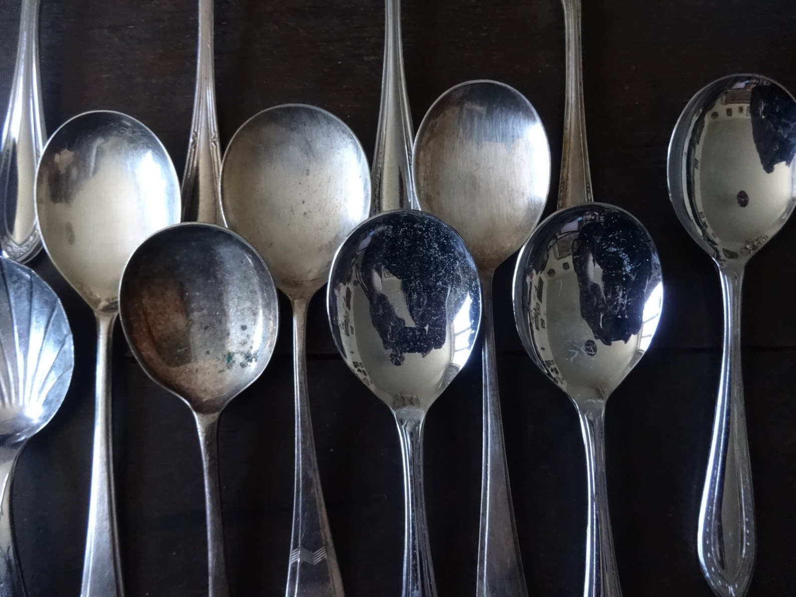 Vintage English Assorted 23 Small Soup Sweet Pudding Spoons - Etsy