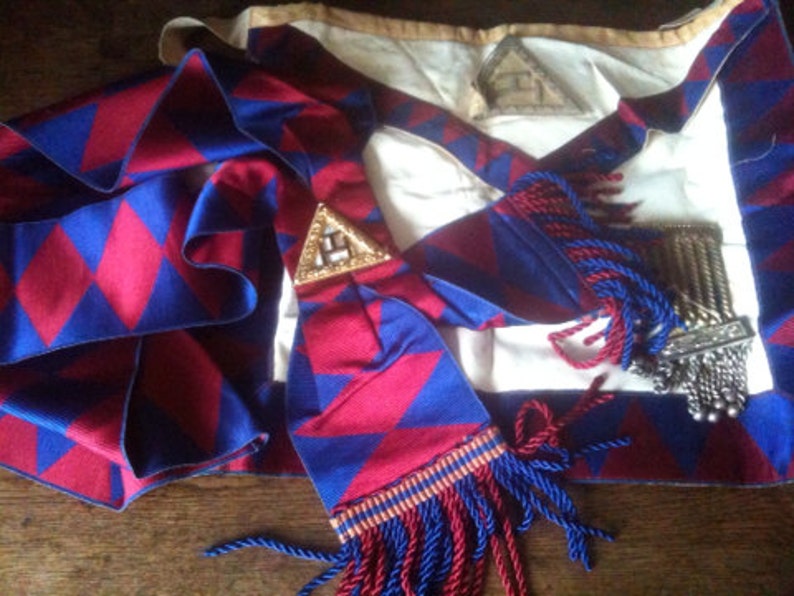 Vintage English South African Mason Masonic Dress Clothing Parts Circa ...
