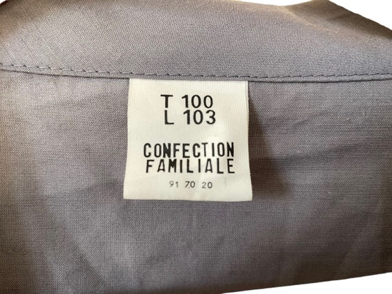 Vintage French Postal Jacket Grey Uniform Coat Work C… - Gem