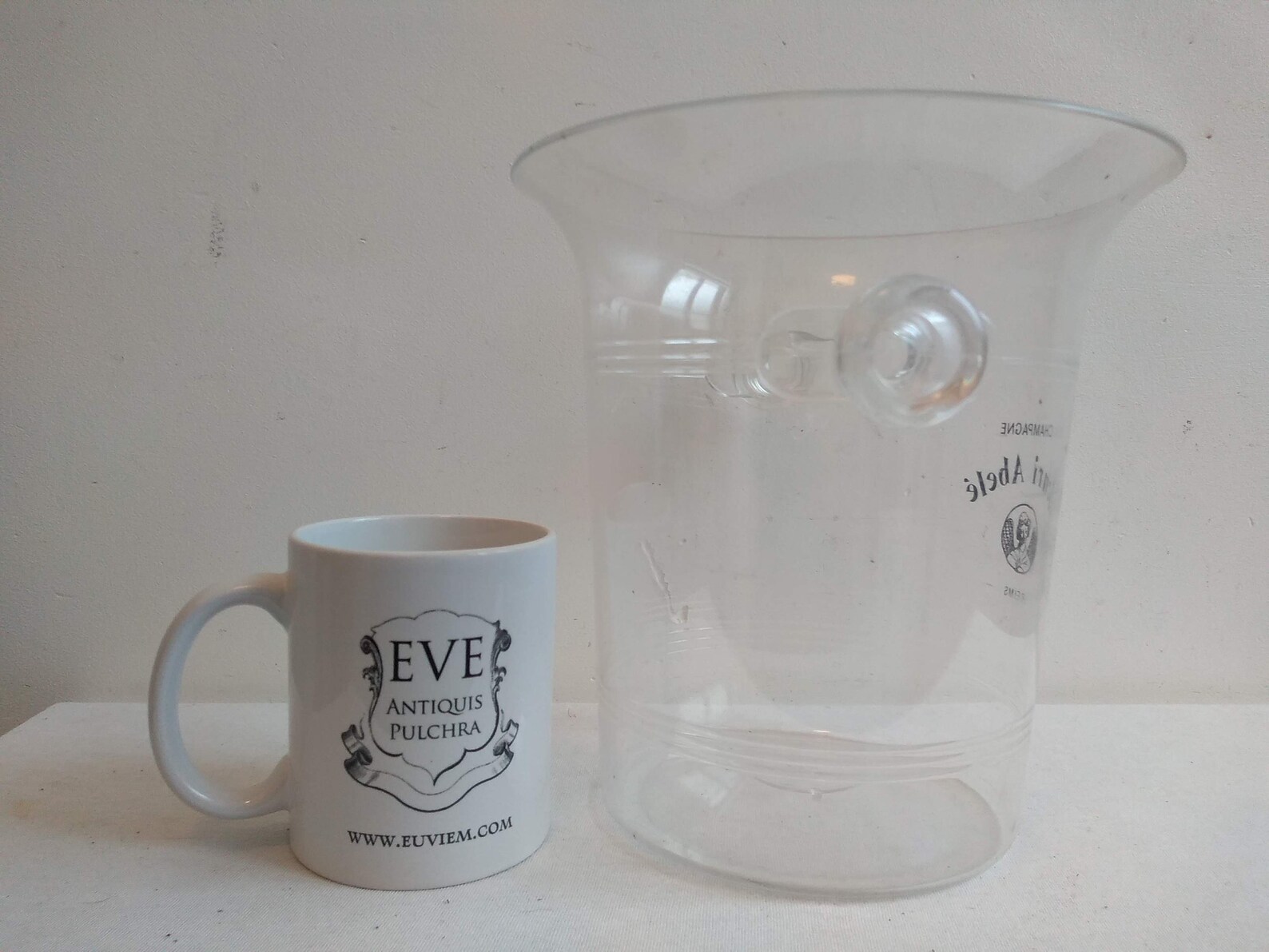 Vintage French Clear Plastic Henri Abele Reims Champagne Wine - Etsy