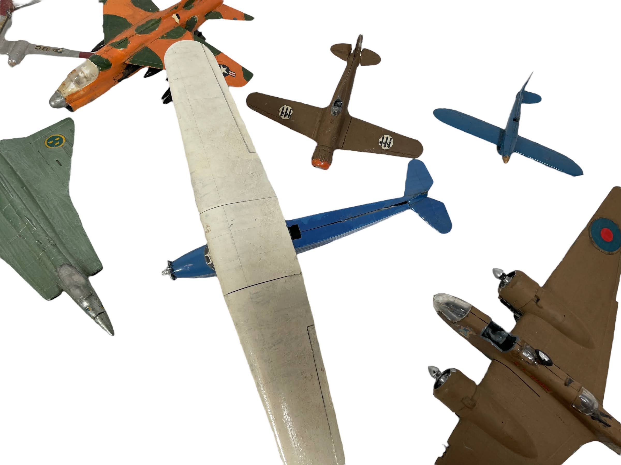 Vintage Model Aeroplane Built Kits Kit Figurine Plastic Collection Job ...