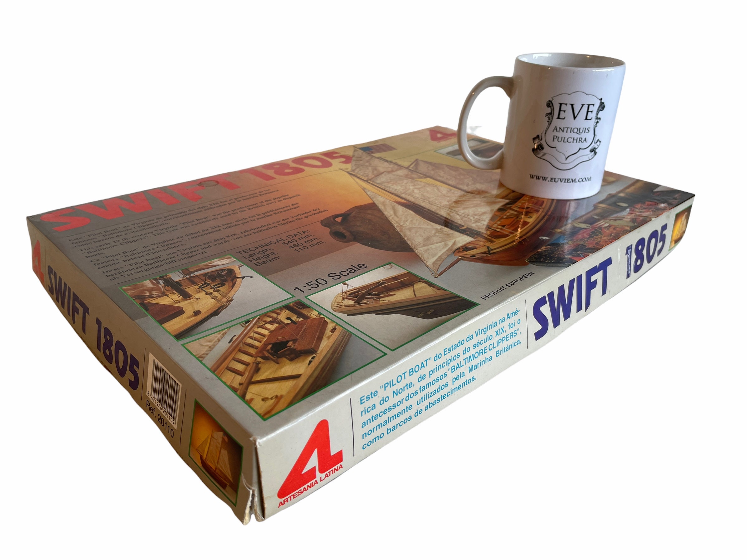 Vintage French American Virginia Pilot Boat Swift 1805 Model Ship Boat ...