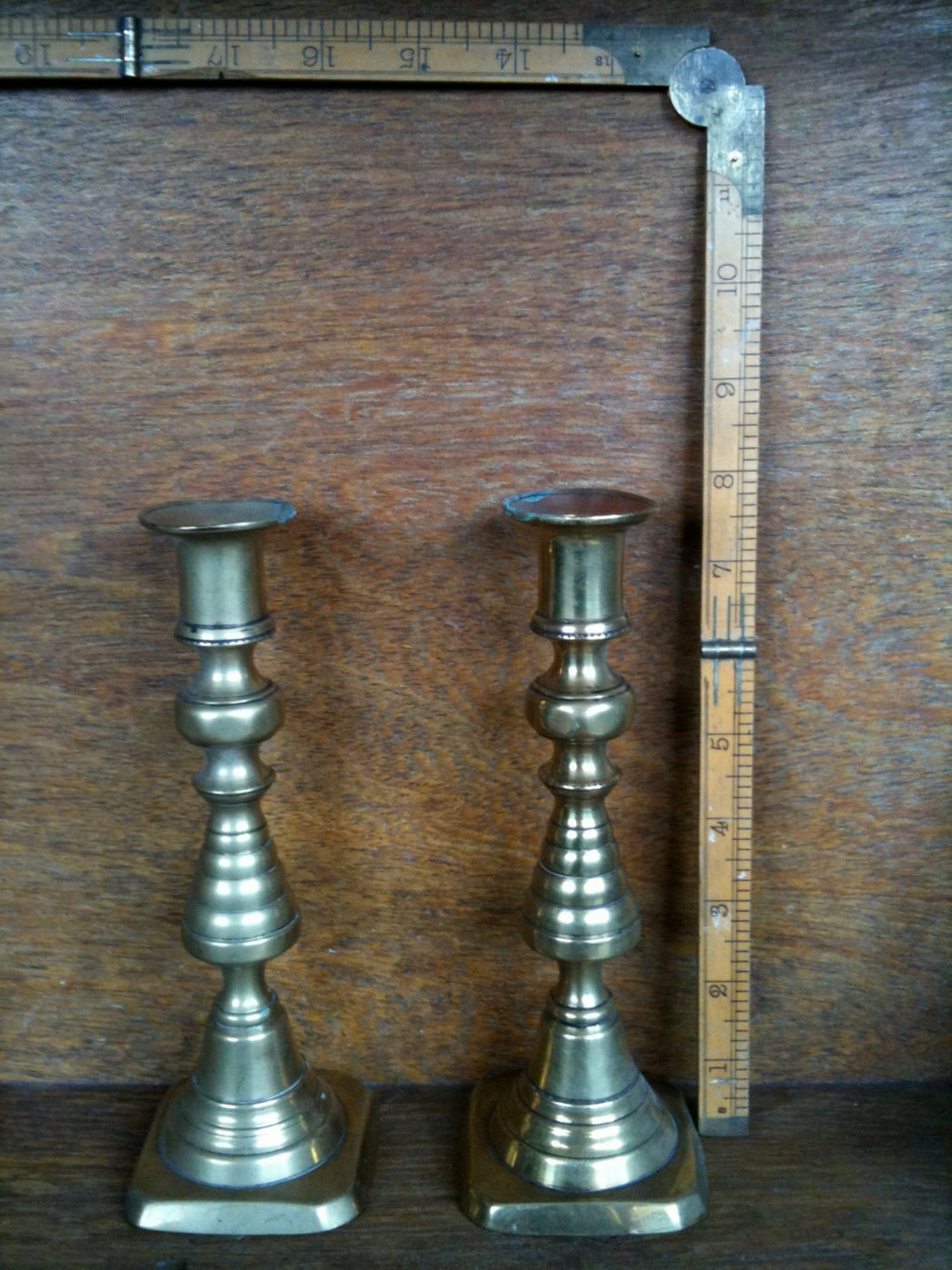 Vintage Metal Candle Holders Candlesticks Circa 1930-40's | Etsy