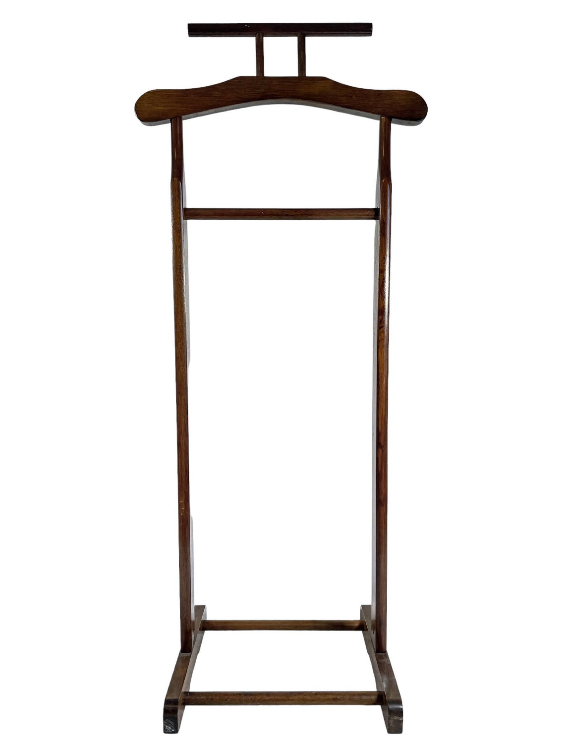 Vintage French Valet Butler Stand Wooden Clothes Hanger Suit Costume ...