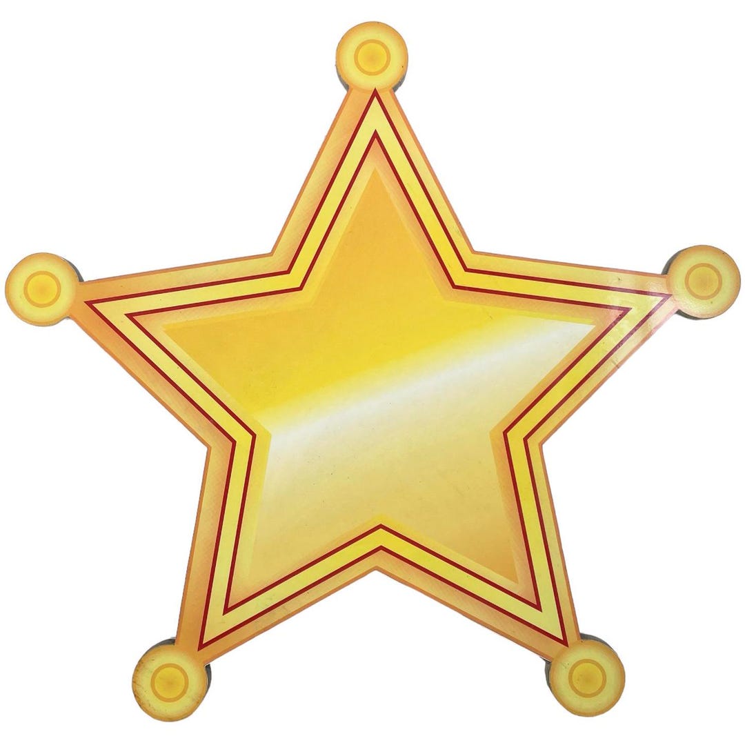 Vintage French Gold Large Star Jewellery Shop Sign Decoration Design ...