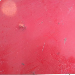 Vintage French No Entry Sign Extra Large Motorway Bashed Bruised Red ...