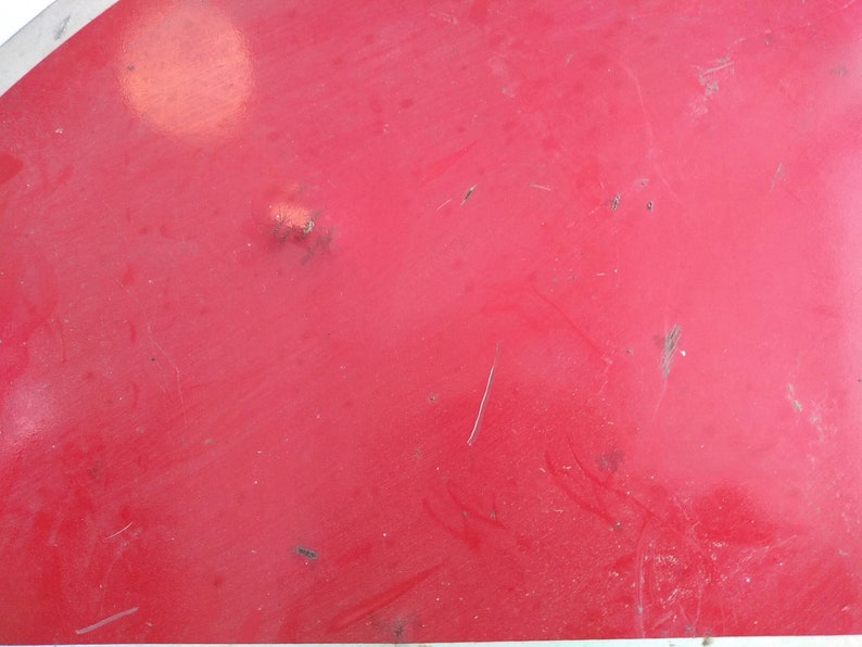 Vintage French No Entry Sign Extra Large Motorway Bashed - Etsy