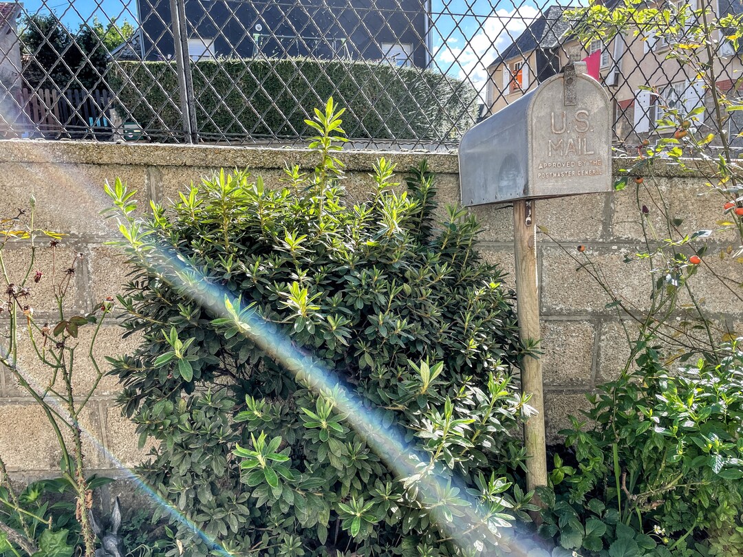 Vintage American US MAIL Metal Large Mailbox Postbox Letterbox Post ...