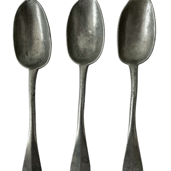 Antique Pewter Spoons - Etsy