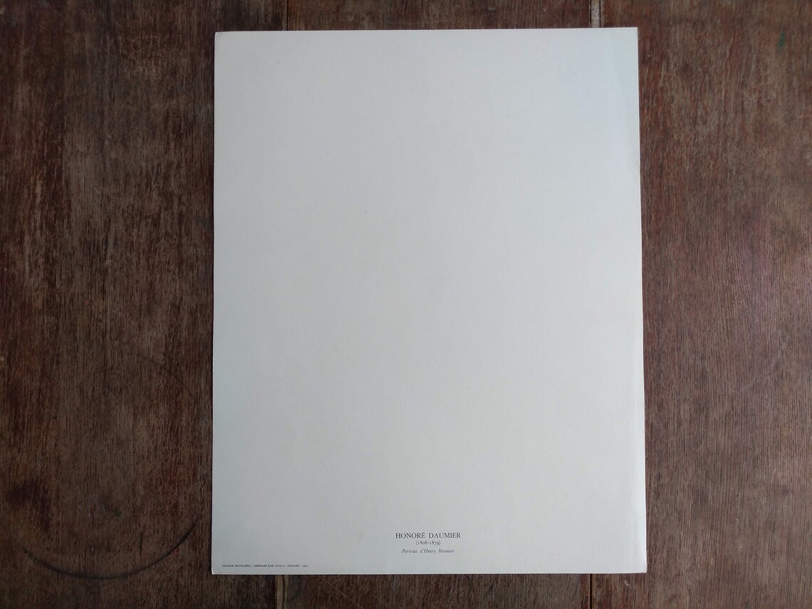 Vintage French Grand Master Print Grange Bateliere Paris De | Etsy