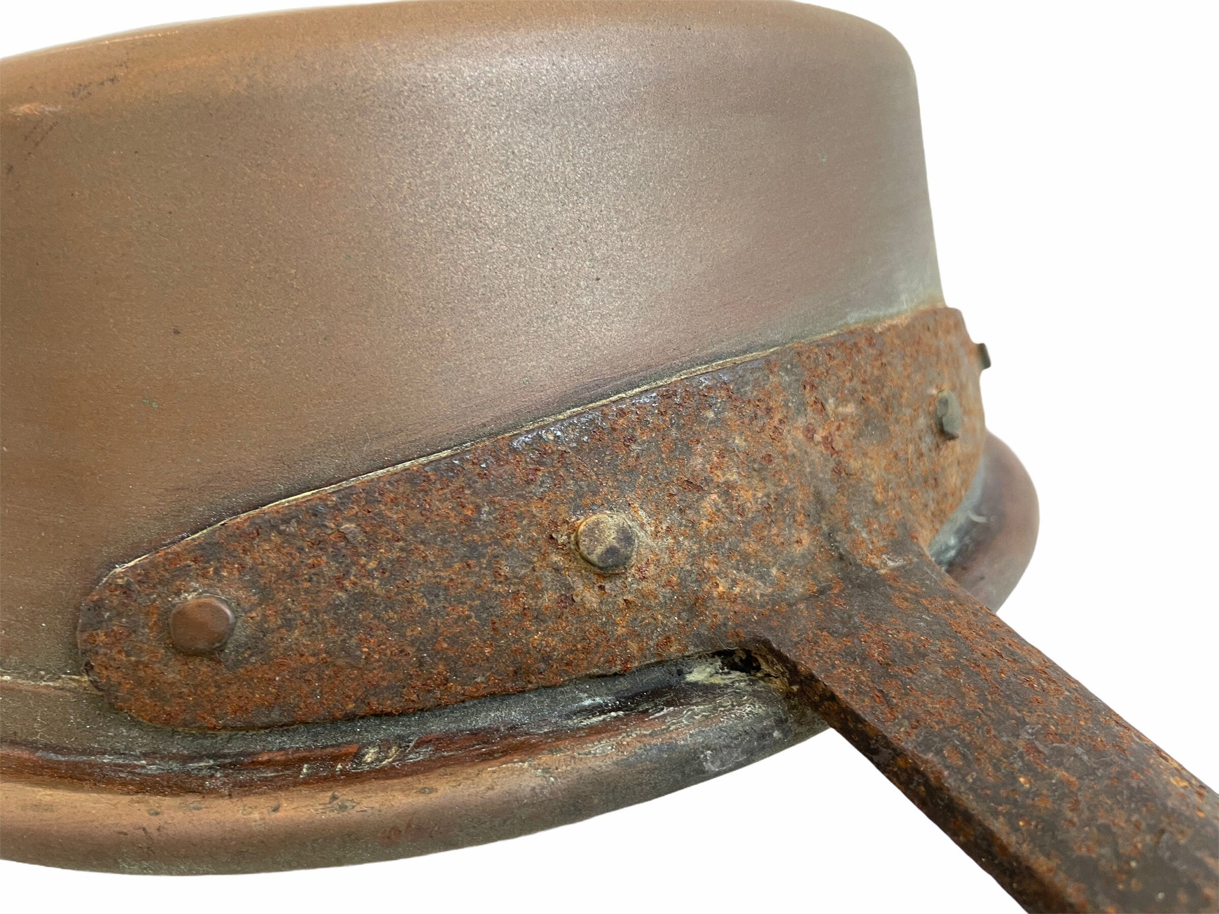 Vintage French Loop Handled Handle Hanging Copper Fire Stove | Etsy