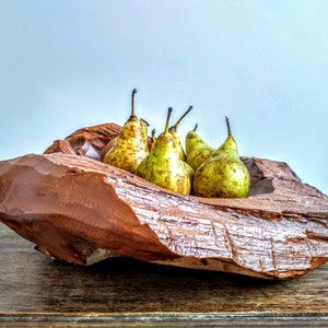 Vintage French Wooden Fruit Bowl Dish Plate Serving Basket Shaped Circa ...