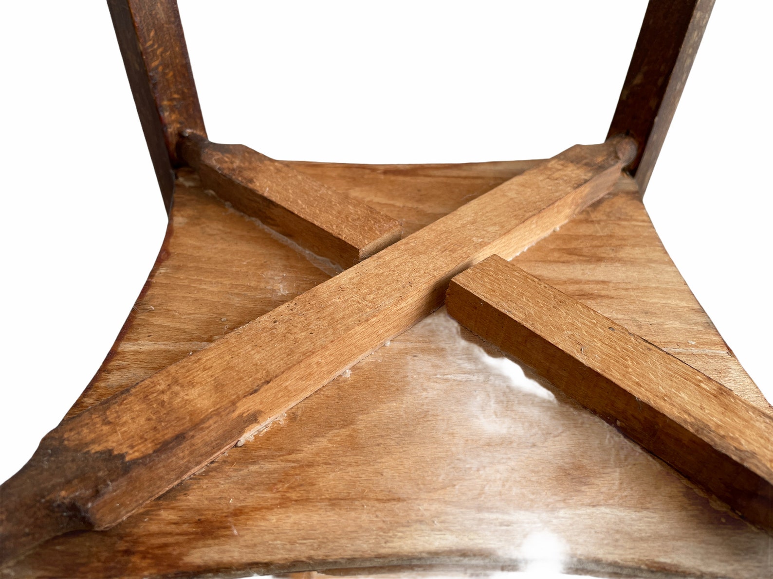 Vintage French Old Worn Plant Pot Stand Table Wooden Wood Side | Etsy