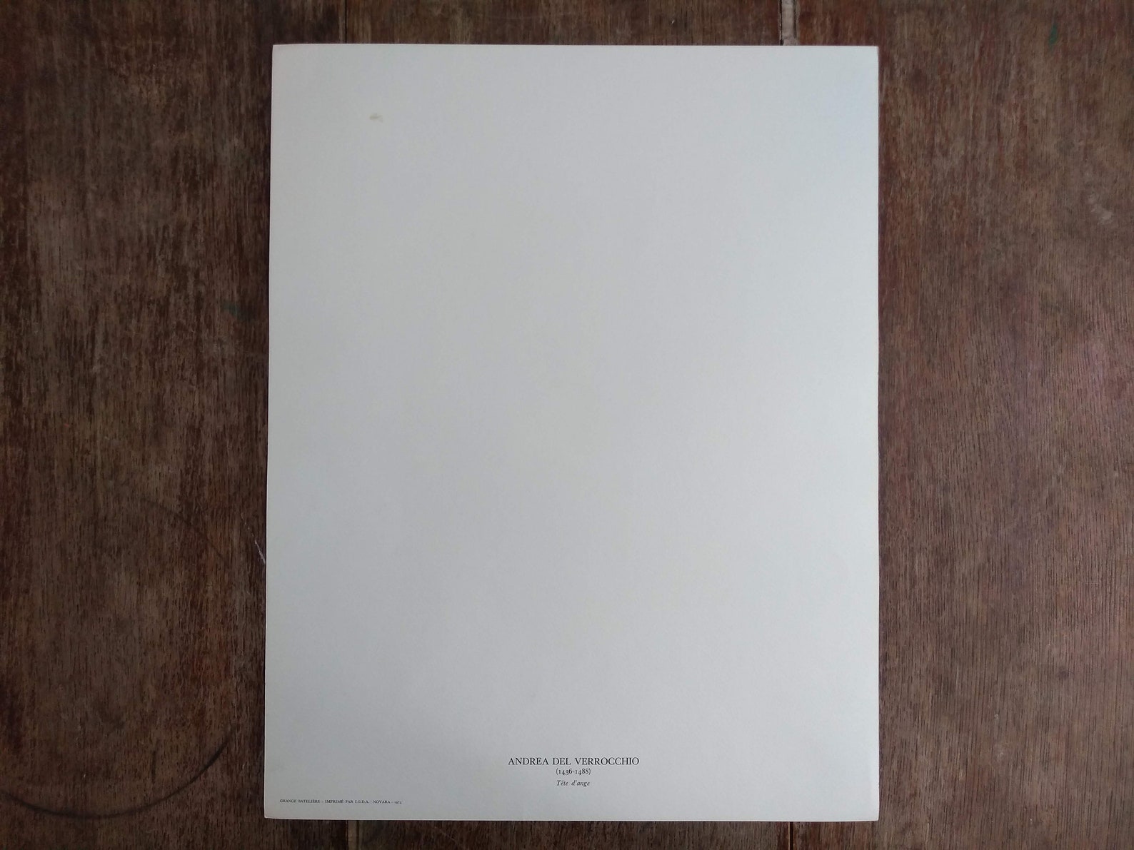 Vintage French Grand Master Print Grange Bateliere Paris De Grands ...