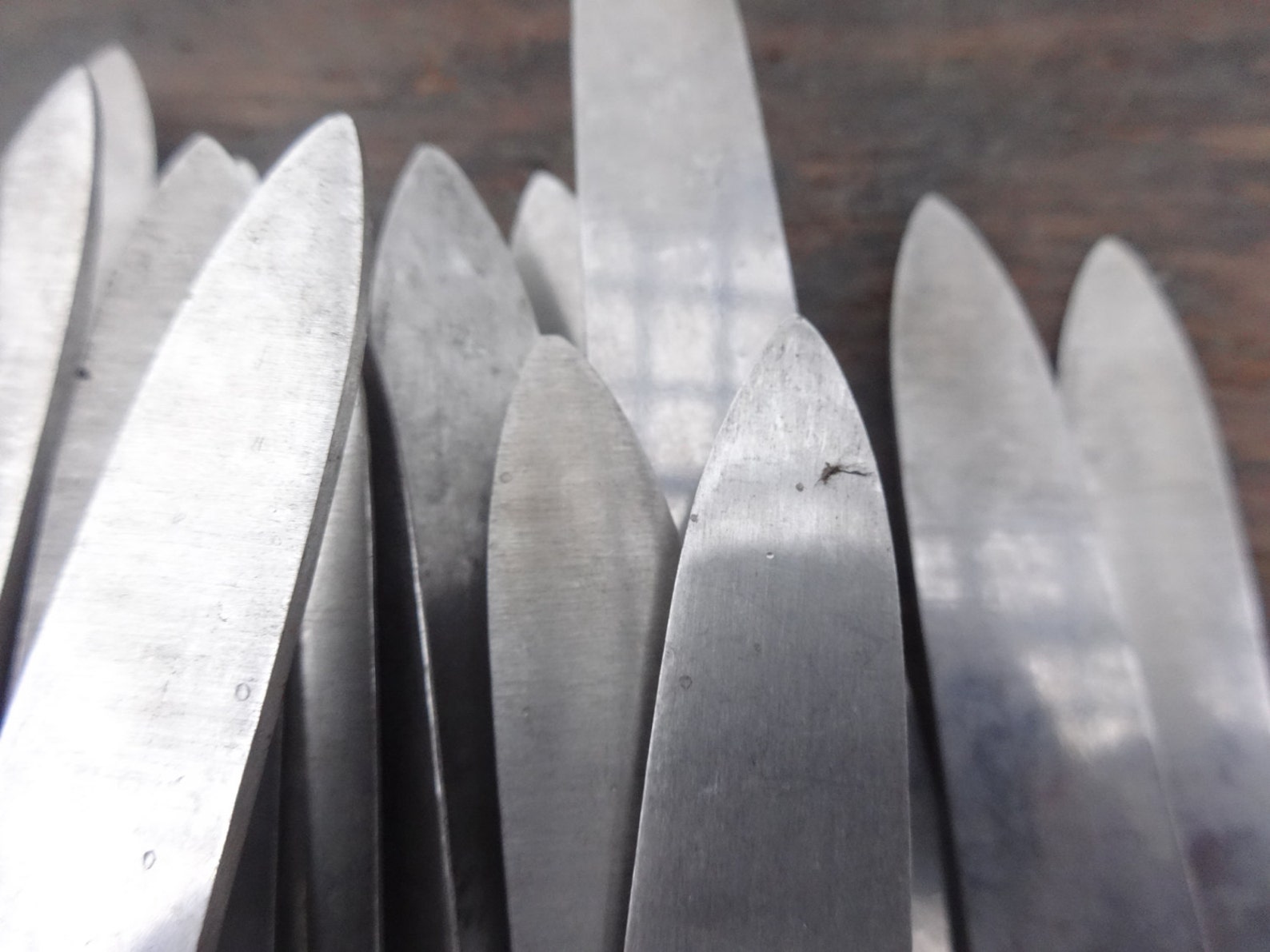 Vintage English Sheffield Unfinished Rattail Small Dinner - Etsy