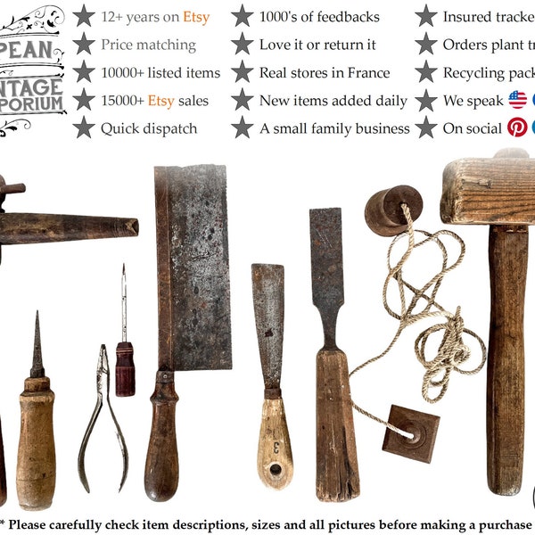 Antique Woodworking Tools - Etsy