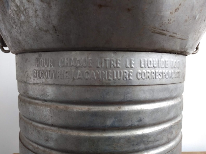 Vintage French Large Decalinox Decalitre Aluminium Measuring | Etsy